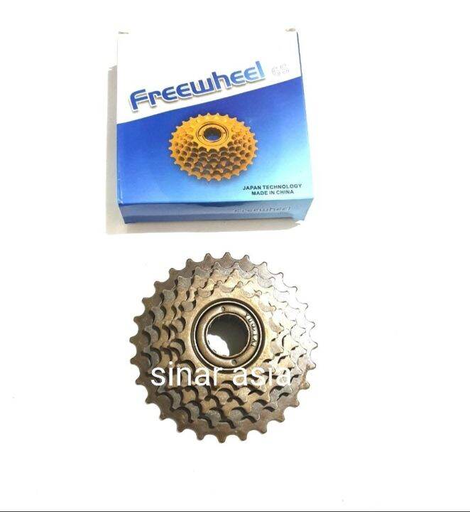 Freewheel sepeda 6 atau 7 speed merk Diamond - model ulir | Lazada ...