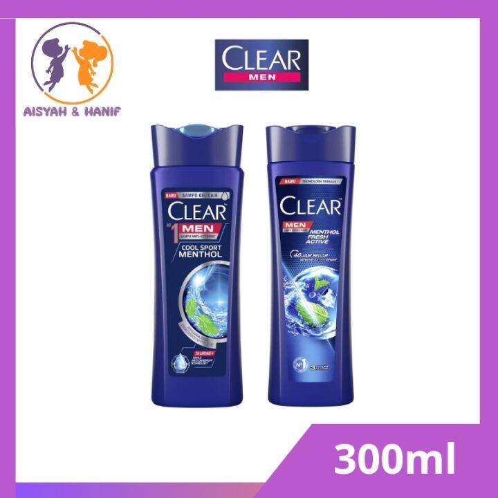 Shampoo Clear Men Cool Sport Menthol Fresh Active 300ml / Shampo anti ...