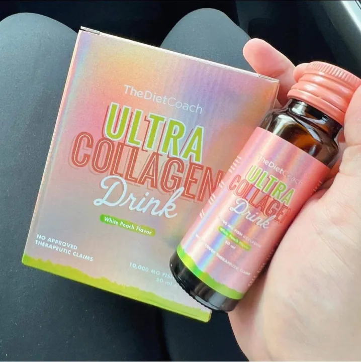 ONHAND W/ FREEBIE! | ULTRA COLLAGEN DRINK BOX OF 4 (White Peach Flavor ...