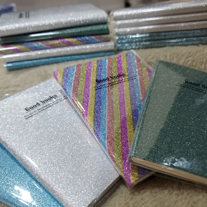 Mini Notebook glitter design cover | Lazada PH
