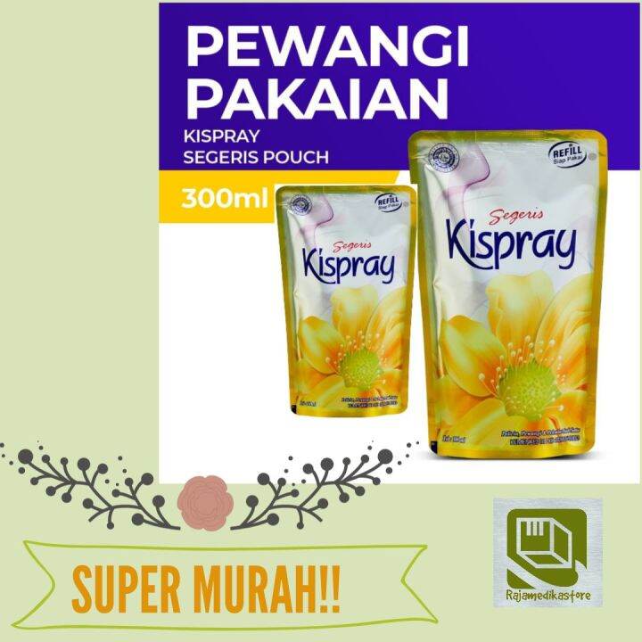 Kispray Refill 300ml/Kispray Pelicin Pakaian 300ml Segeris | Lazada ...