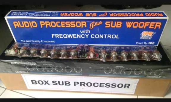Paket Audio Processor Plus Sub Woofer Dan Box | Lazada Indonesia