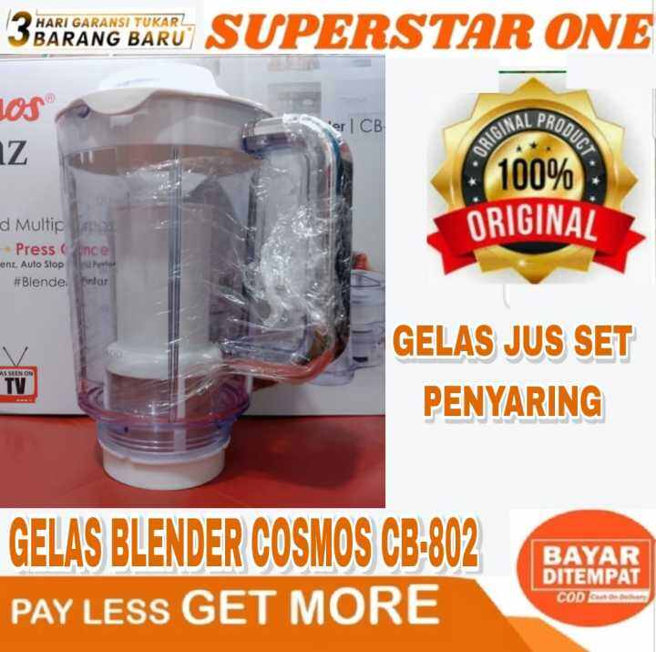 Blender Cosmos Gelas Jus Set Penyaring CB-802 Gelas Jus Set Penyaring ...