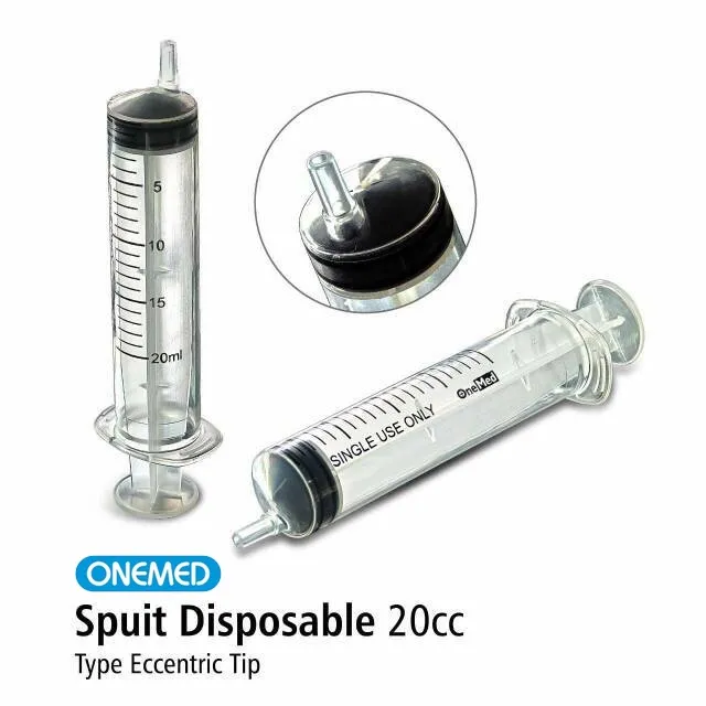 Onemed spuit disposable no needle/tampa jarum 20cc | Lazada Indonesia
