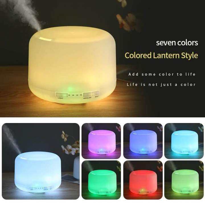 Aroma diffuser เครื่องกระจายกลิ่น พ่นอโรม่า ขนาด 700ml. มีรีโมทใช้งาน ...
