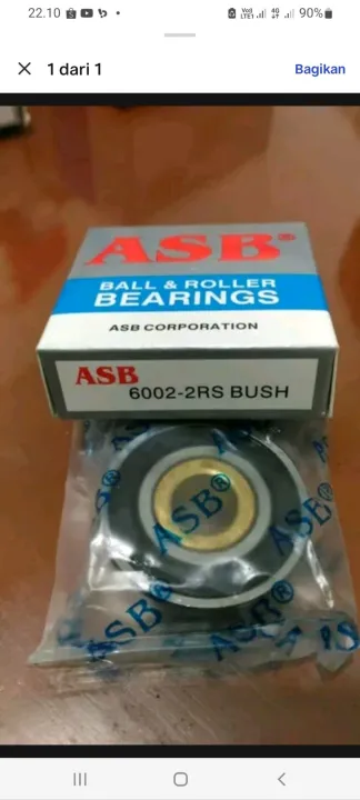 Ball bearing 6002 2RS BUSH ASB For CVT | Lazada Indonesia