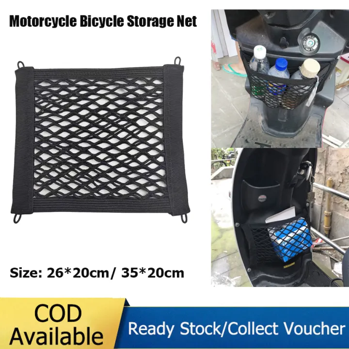 Motorcycle Bicycle Storage Net Trunk Bag Motorbike Luggage Net Hook ...