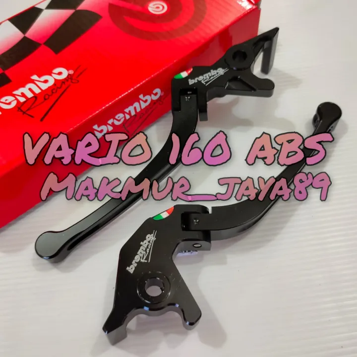 Handle rem lipat Vario 160 ABS 1 set kiri kanan cnc alumunium full back ...