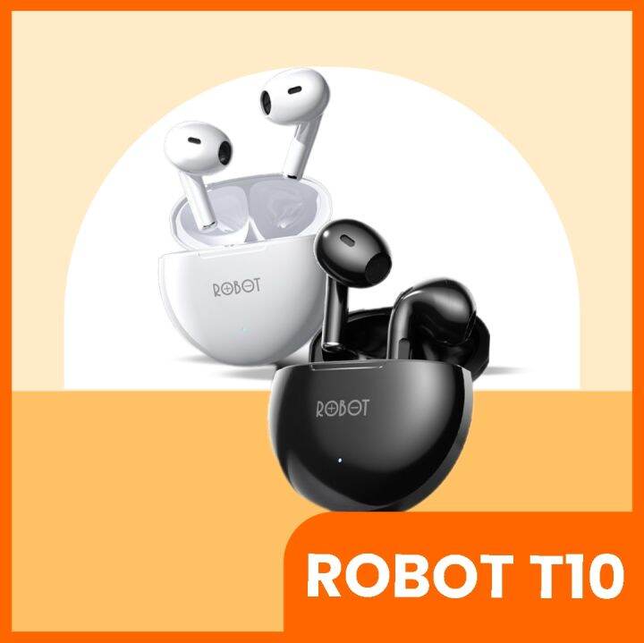 Earphone Earbuds Bluetooth ROBOT Flybuds T10 Semi in Ear TWS Bluetooth ...