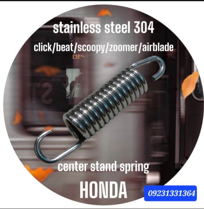 Honda click/beat/zoomer/scoopy/airblade center stand spring stainless ...
