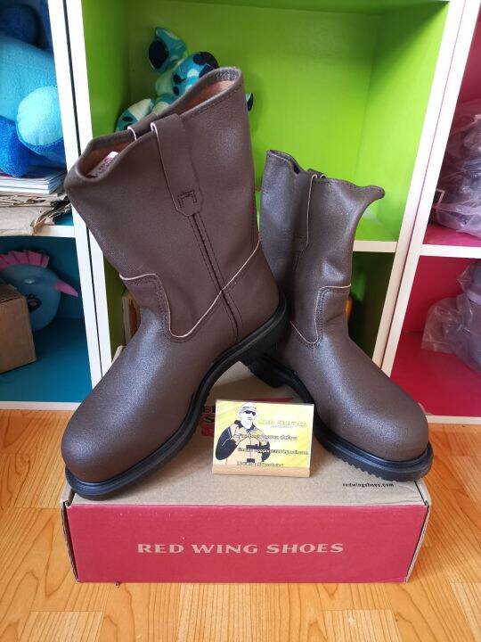 รองเท้านิรภัย Red Wing Shoes 8264 บูทสวม 9นิ้ว ของแท้USA🇺🇲💯% ราคาถูก💥 | Lazada.co.th