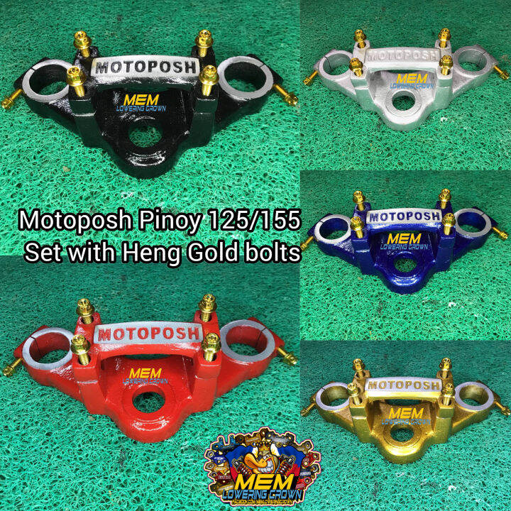 Motoposh Pinoy 125/155 set with Heng Gold bolts | Lazada PH