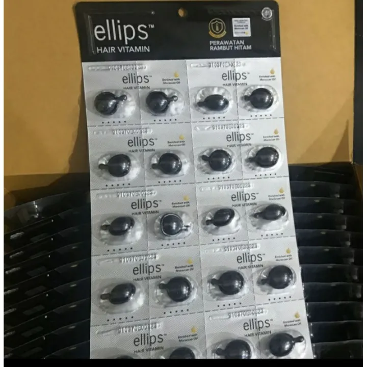 ELLIPS VITAMIN RAMBUT HARGA PER RENTENG ISI 20 BIJI | Lazada Indonesia