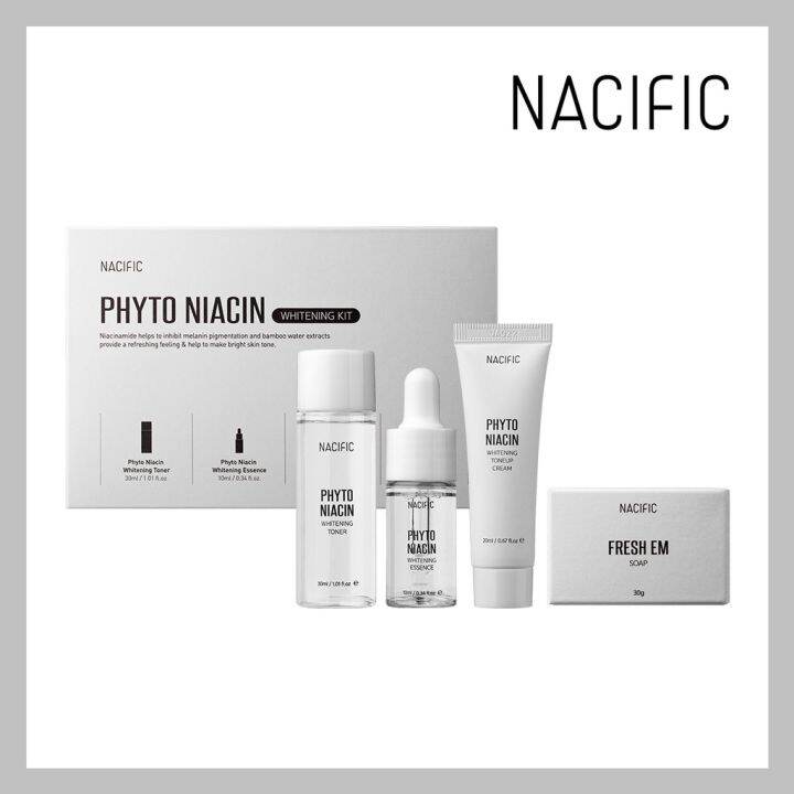 Nacific Phyto Niacin Whitening Kit / Set - Radiance Formula [Authentic ...