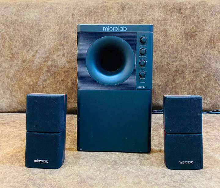ลำโพง Microlab X3 (2.1channal) มือสอง | Lazada.co.th