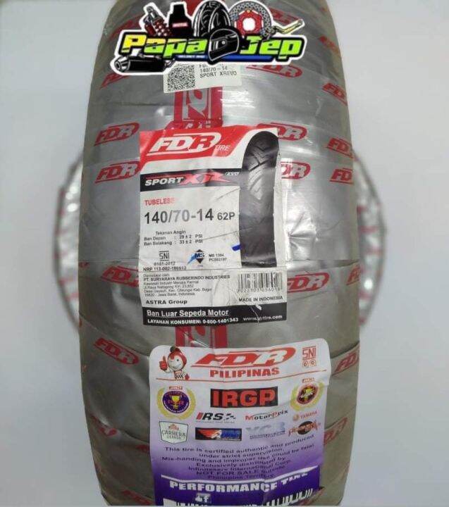 FDR TIRES SPORTXR 140/70/14 | Lazada PH