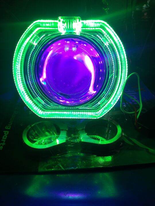 Projie Biled Set 2 5inc Shroud Led H1 Devils Lazada Indonesia