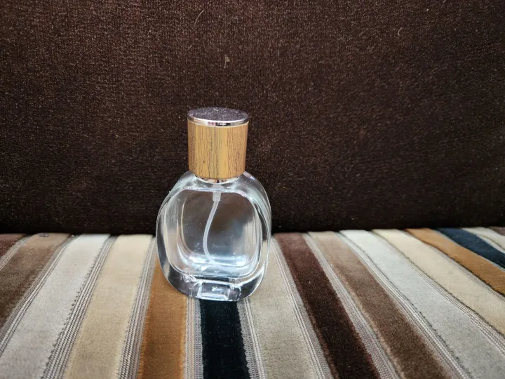 botol parfum antik spray 30ml kaca oval tutup kayu | Lazada Indonesia