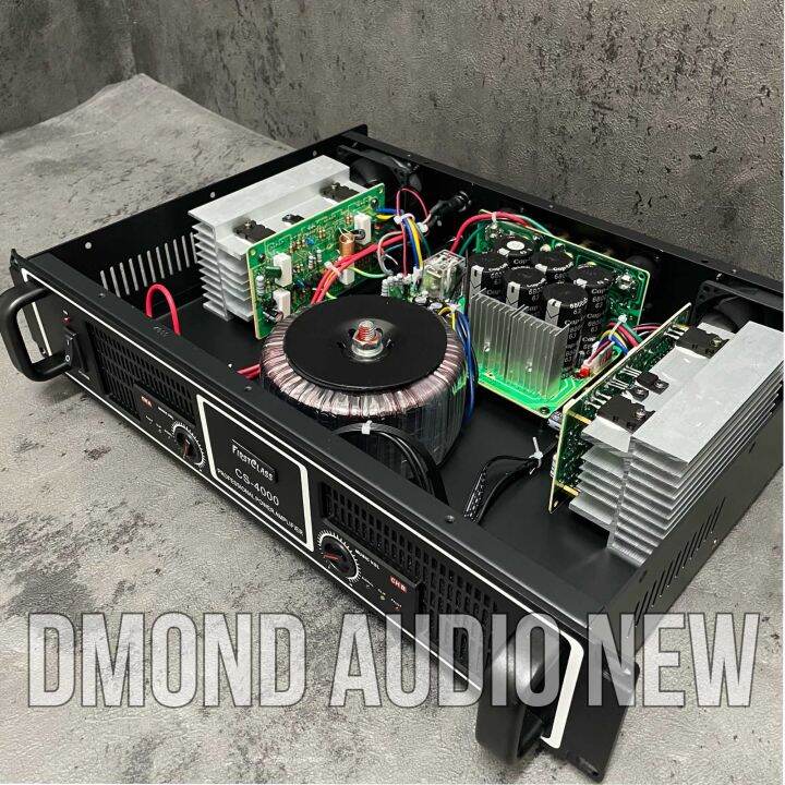 Power amplifier 2 channel firstclass cs 4000 original cs4000 | Lazada ...