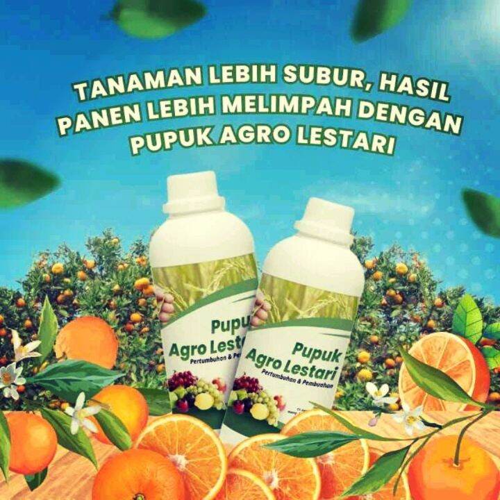 Pupuk Agro Lestari kemasan 250ml pupuk organik untuk pertumbuhan dan ...