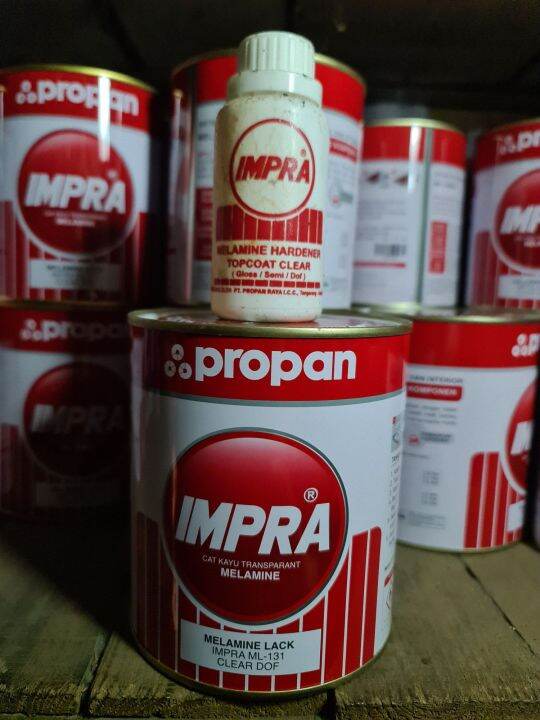IMPRA ML-131 CLEAR GLOSS DOFF MELAMINE LACK 2 KOMPONEN 1 LITER | Lazada ...