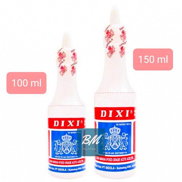 Cuka Dixi 100 ml / Cuka Dixi 150 ml / Cuka Makan Dixi 100 ml 150 ml ...