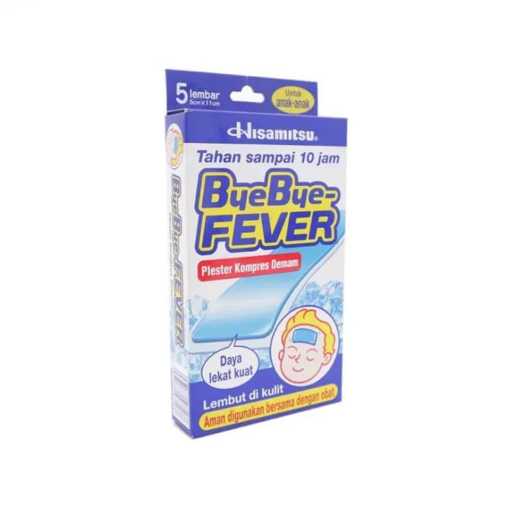Byebye fever anak kompres demam per box | Lazada Indonesia