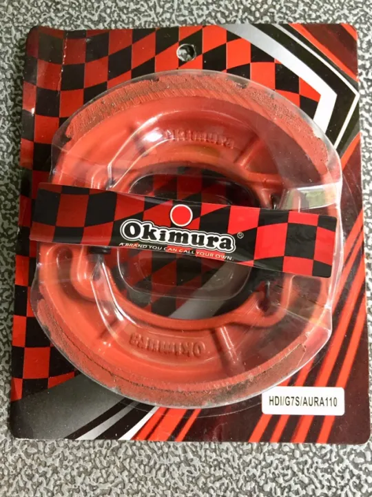 Okimura Brake Shoe CT 100 / HDI / G7S / Aura 110 | Lazada PH