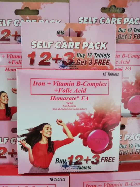 hemarate FA tablet 12+3 | Lazada PH