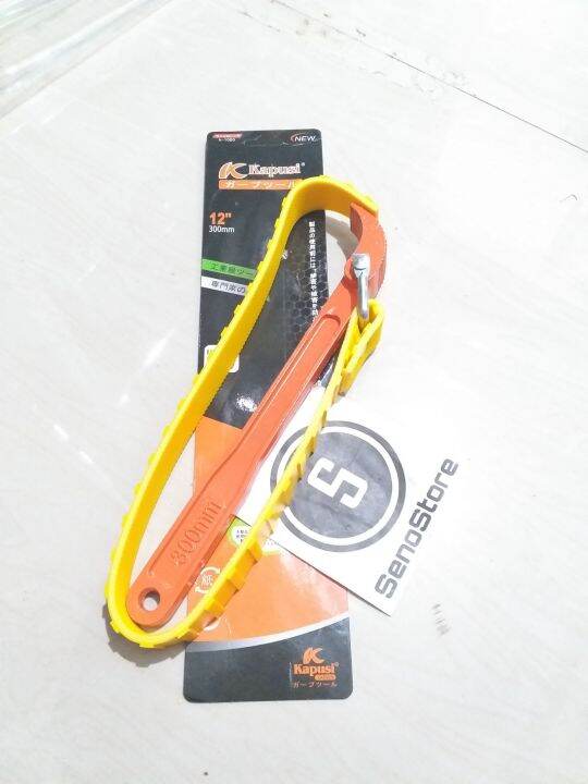 Kunci oil filter sabuk 12" alat buka filter oli kulit | Lazada Indonesia