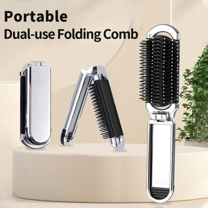 Electroplated Folding Airbag Comb Portable Portable Airbag Massage Comb ...