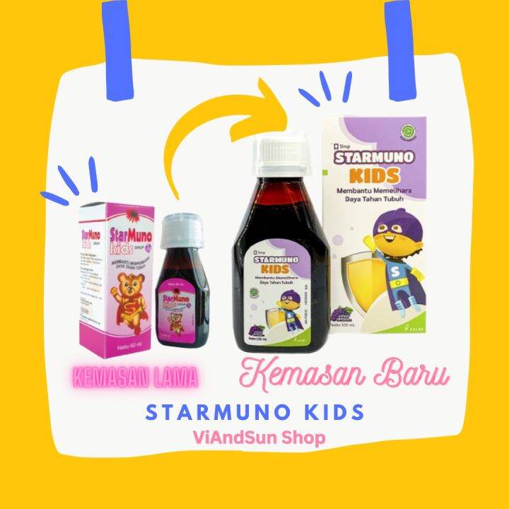 Starmuno Kids - Starmuno Sirup - Kalbe - Multivitamin Anak ...