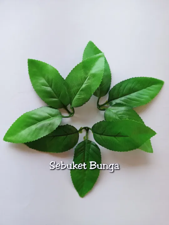 Daun Bunga Mawar Cabang 3 Hiasan isi 100 Pcs | Lazada Indonesia