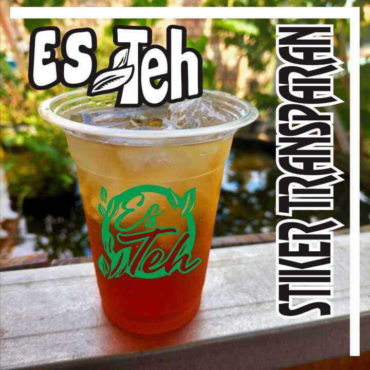 STIKER ES TEH SEGER KEKINIAN KEMASAN CUP (vol 2) | Lazada Indonesia