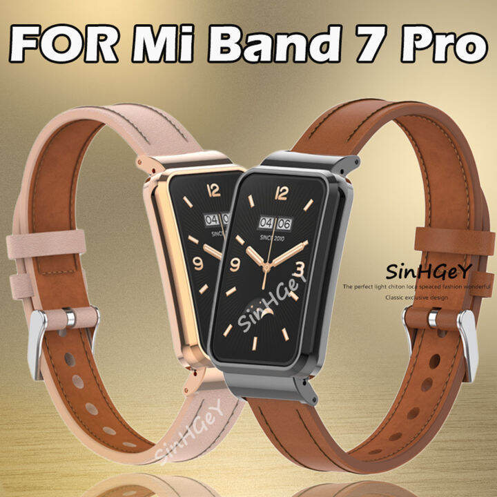 สายหนังสำหรับสายรัด Xiaomi Mi 7 Pro สายหนังวัวสายหนังวัว7 Pro สาย ...