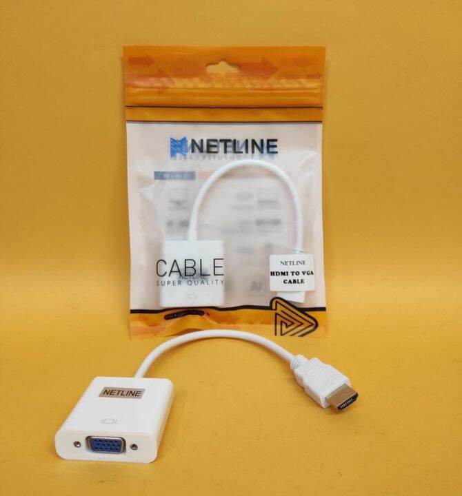 Converter HDMI to VGA Hight speed NETLINE | Lazada Indonesia