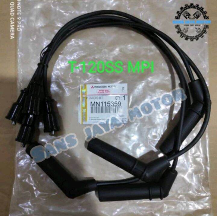 Kabel Busi Mitsubishi T120SS Injeksi Injection MPI Original 1set ...
