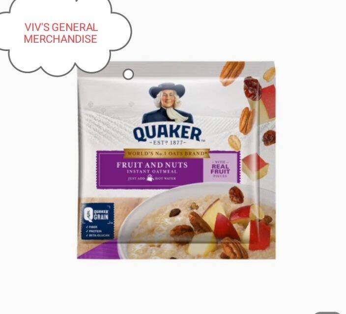 Quaker Fruits and Nuts Instant Oatmeal ( 35g ) | Lazada PH