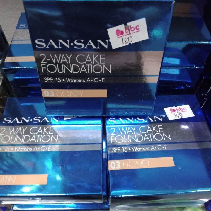 SanSan 2-Way Cake Foundation spf 15.Vitamins A.C.E | Lazada PH