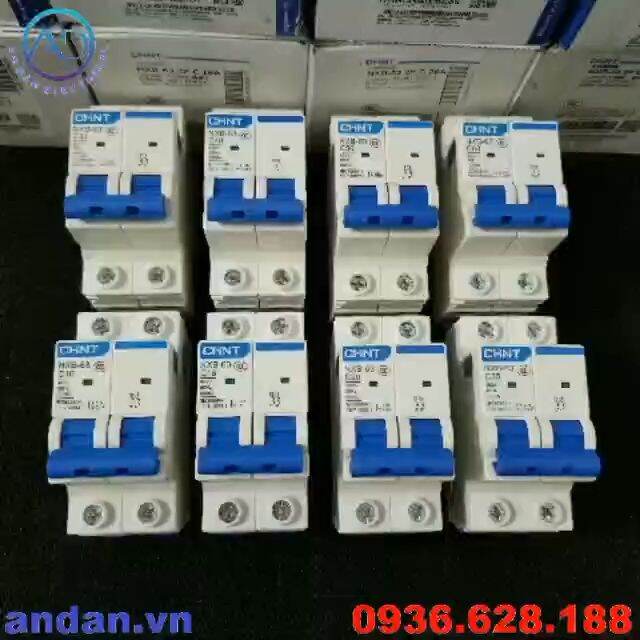 [ Chính hãng ] Aptomat CHINT NXB-63 2P, bộ ngắt mạch CB tép MCB 220V 16A 20A 25A 32A 40A 50A 63A ...