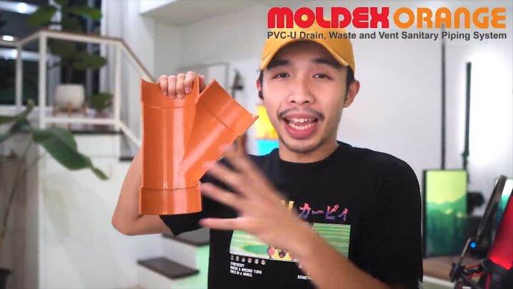 MOLDEX Orange PVC Tee Reducer 87.5 anti stuck and thicker walls | Lazada PH