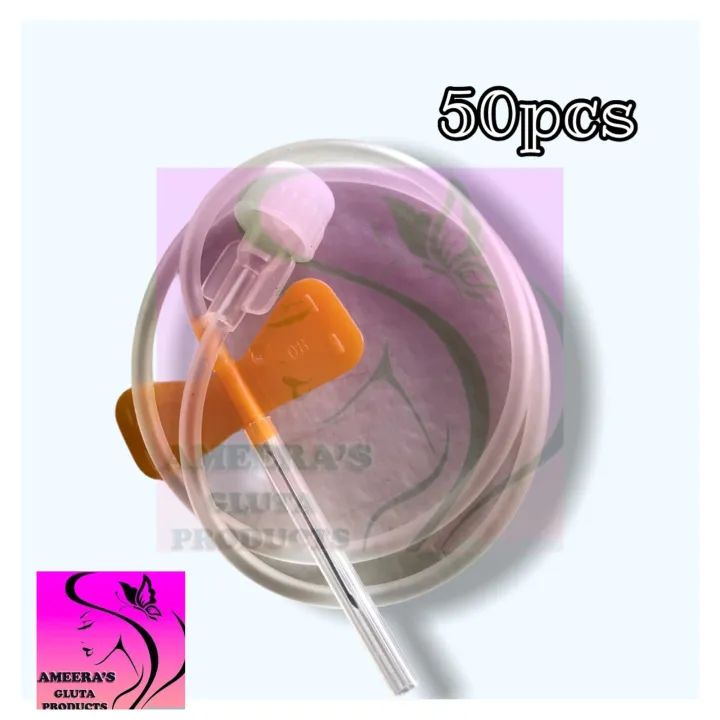 AMEERAS GLUTA Scalp vein G25 (butterfly) 50pcs | Lazada PH
