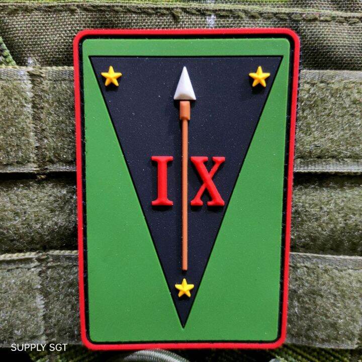 9ID SPEAR RUBBERIZED PATCH PVC WITH VELCRO | Lazada PH