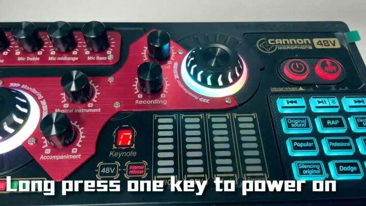 X5 Live Sound Card Microphone Sound Mixer USB Sound Card Set Mixer ...