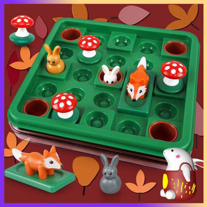 Smart Game Rabbit's Logic Challenge Toy 60 Challenging Levels Logical ...