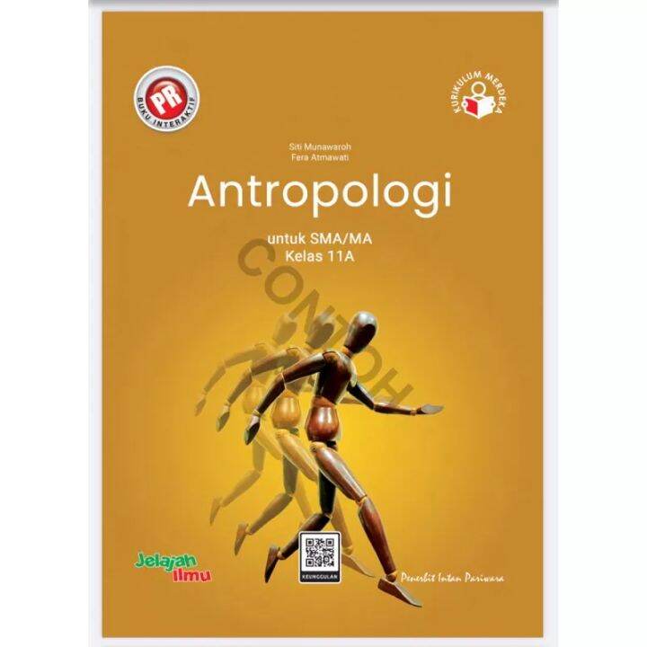 Buku lks pr interaktif Antropologi Kelas XI, 11 semester 1 tahun 2023 kurikulum merdeka Intan ...