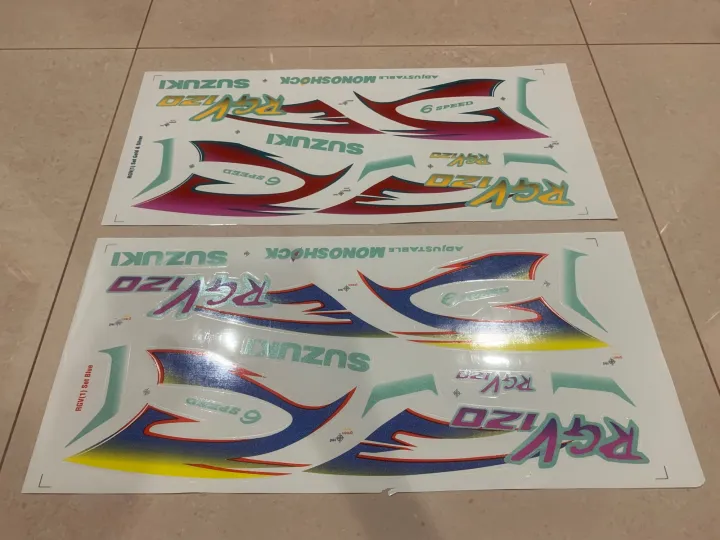 Suzuki rg/rgv body sticker (1) | Lazada