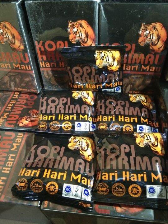 KOPI HARIMAU hari harimau coffee for men and women 5sachets trial pack ...