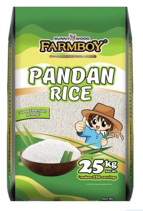 Farmboy Pandan Rice 25kg | Lazada PH