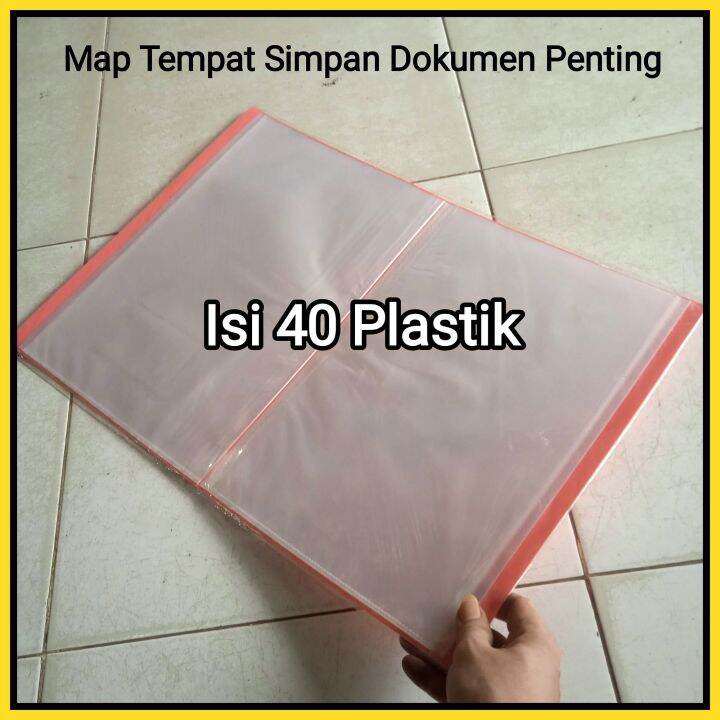 Map Tempat Menyimpan Dokumen Penting isi 40 Lembar | Lazada Indonesia